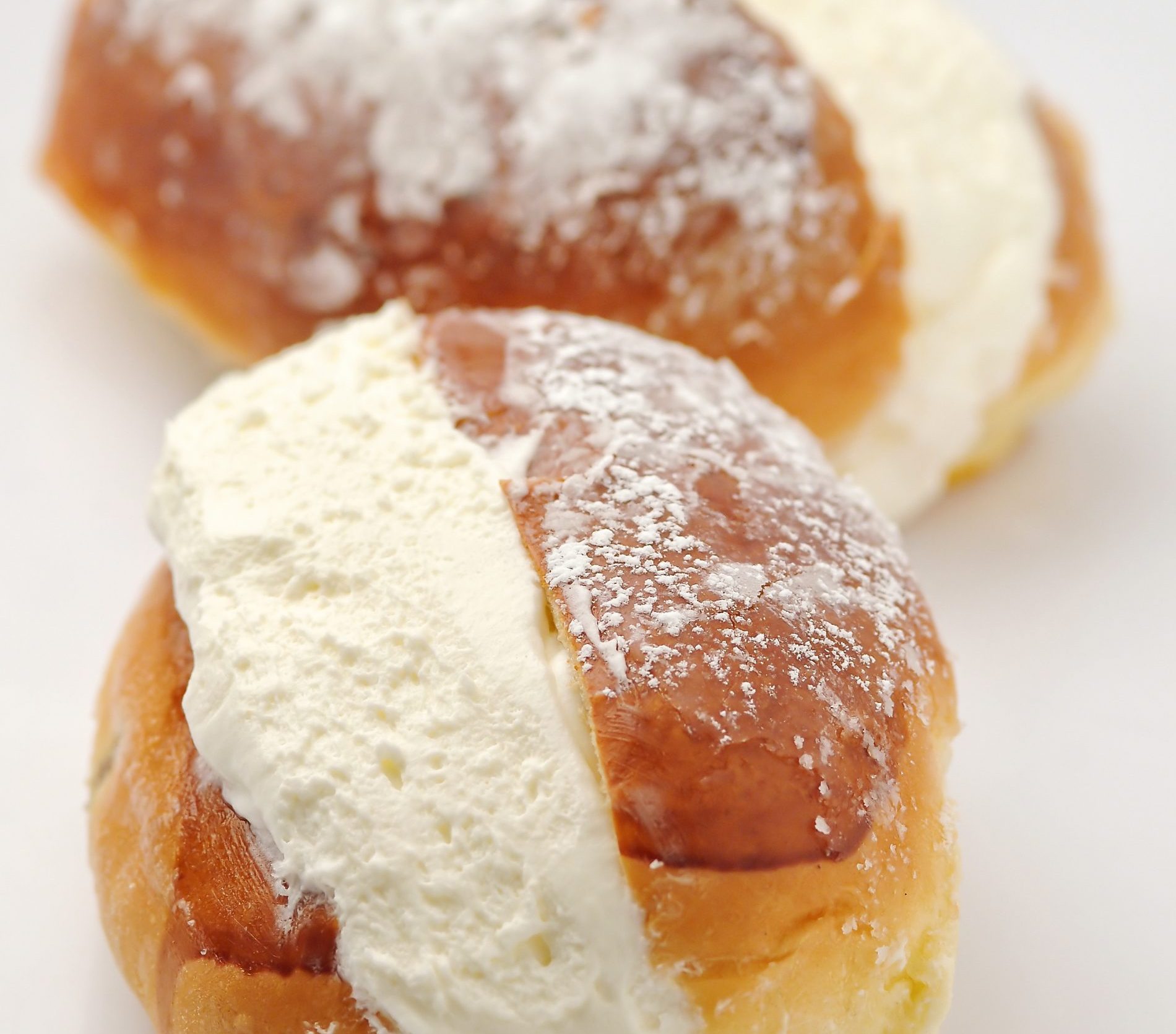 Le brioche con panna